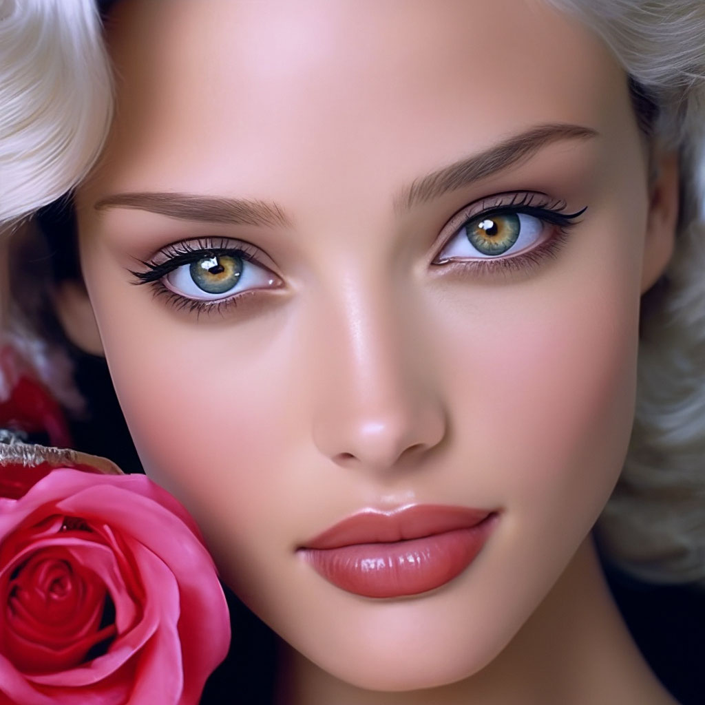 "Extremely beautiful eyes. maximum realism is hyperextravagantly hyper ...