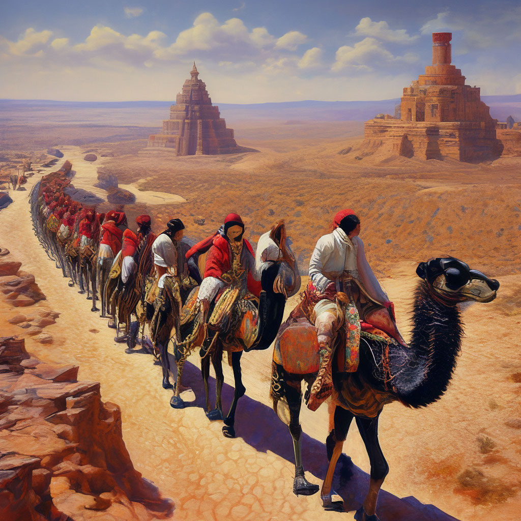 "Spanish Caravan" — image created in Shedevrum