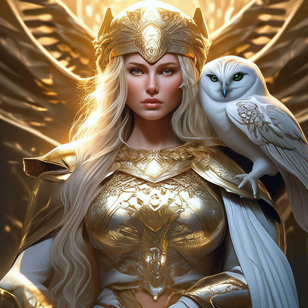 "Filigree drawing, beautiful elemental woman Athena is the goddess of ...