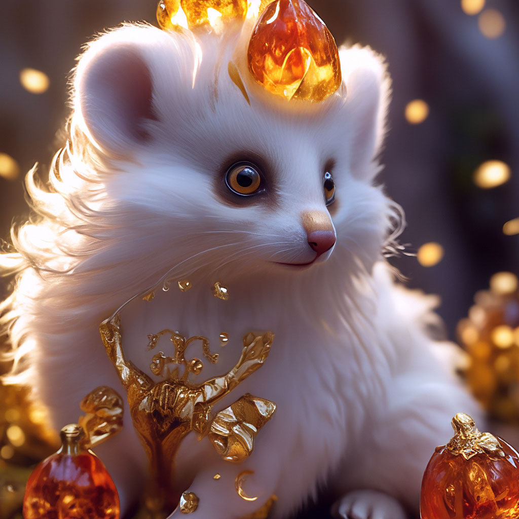 "🔻💢 🔺 red-white hybrid of panda pumpkin and chinchilla, covered with ...