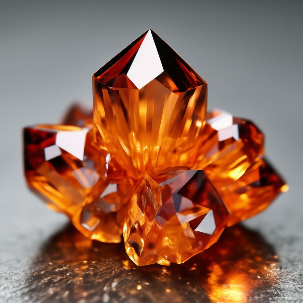 "Fiery color crystal luster misty ebb crystal glow" — image created in ...