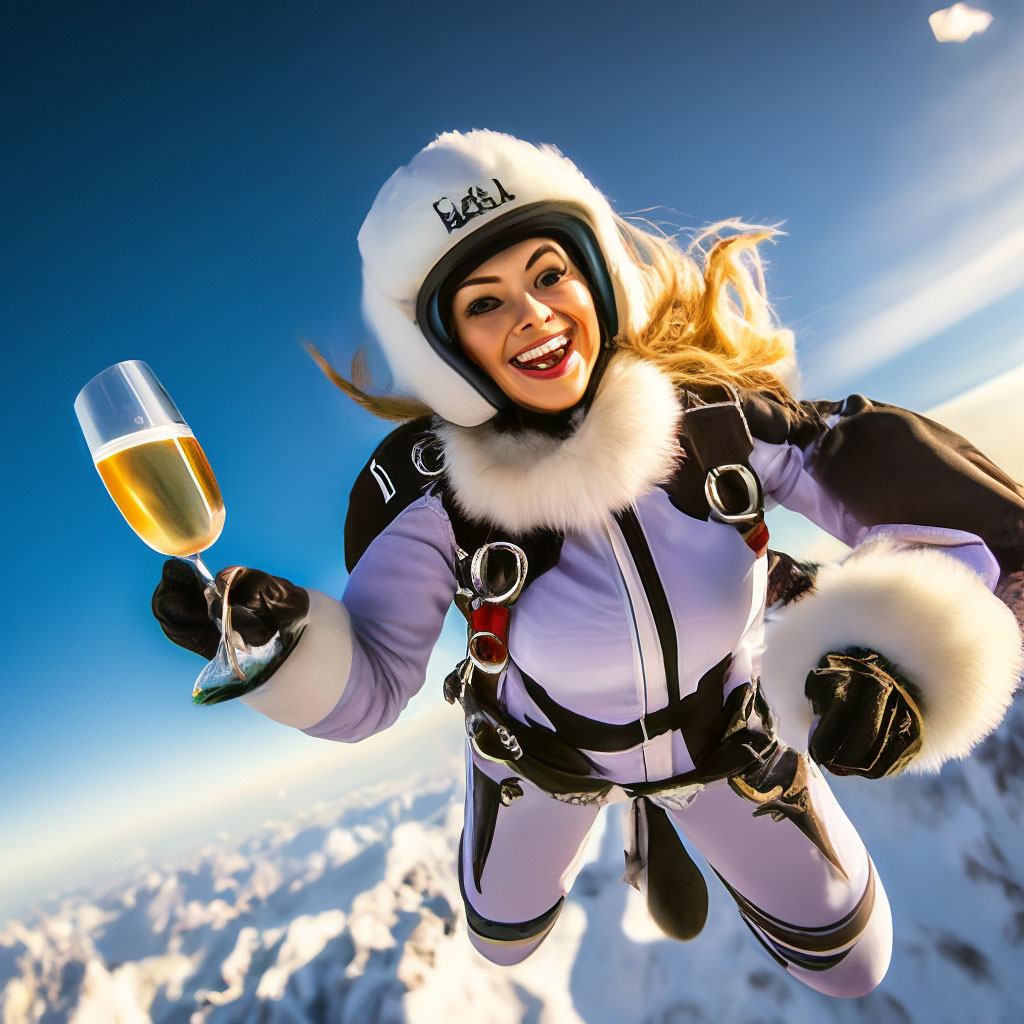 "Jump orgasmic hyperrealism a very beautiful woman, in a snow maiden ...