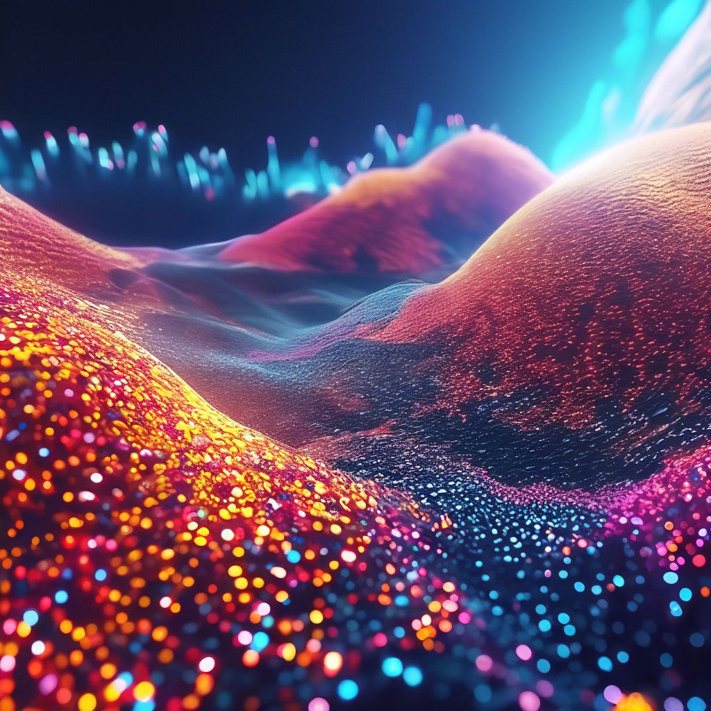 "Neural network world, aesthetically pleasing, beautiful, realistic, 4k ...