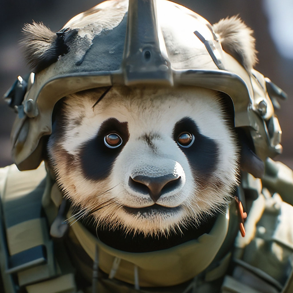 "Warrior Panda Special forces. tactical helmet. tactical bulletproof ...