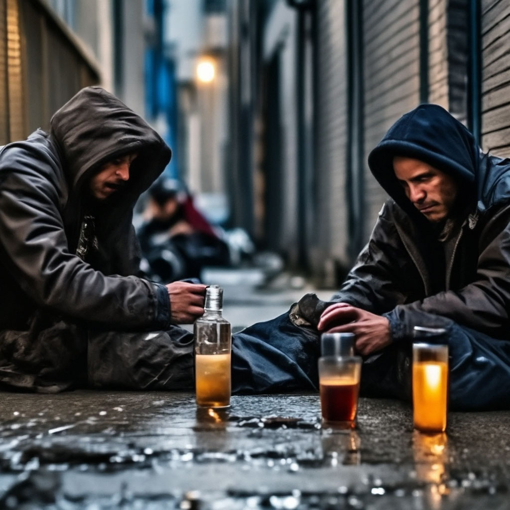 "Agents of A.L.K.A.S.I. homeless people are lying in the alley and ...