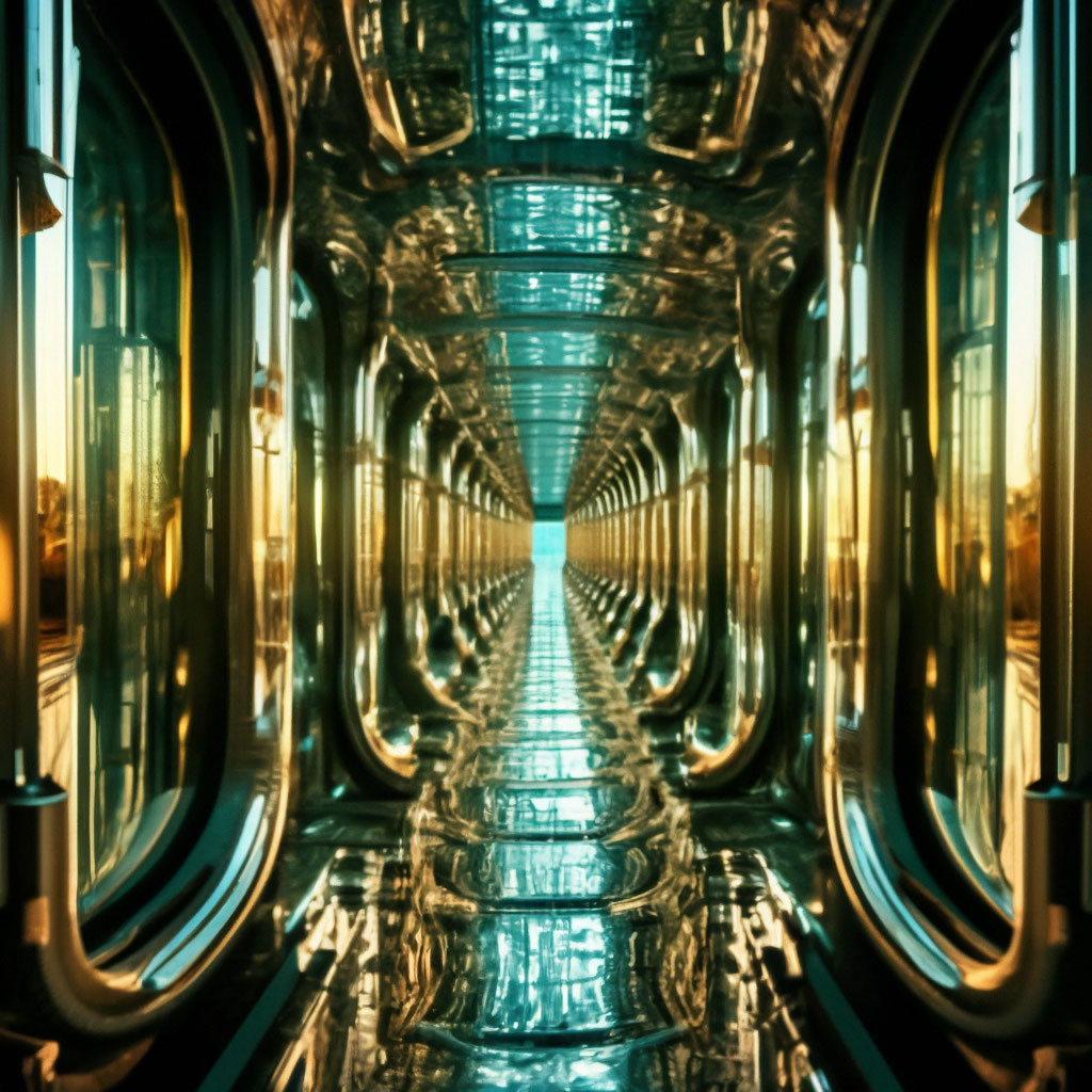 "Through the looking glass. reflections. infinity corridor" — image ...