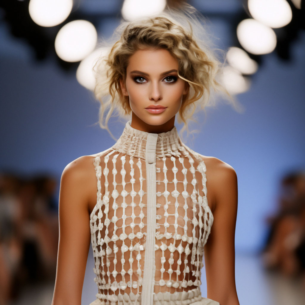 "Pinterest fashion show" — image created in Shedevrum