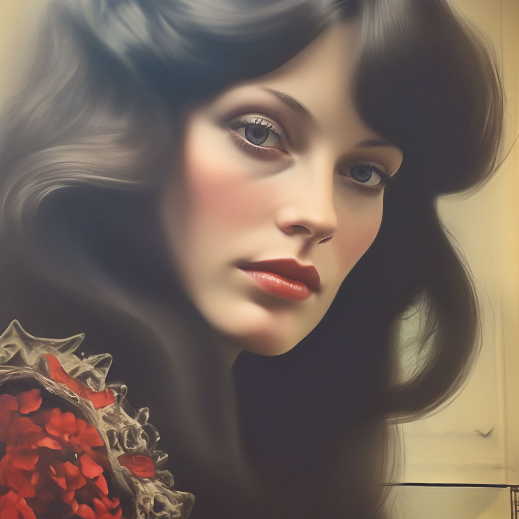 "Unbearably beautiful, a close-up portrait of hyperrealism in the ...