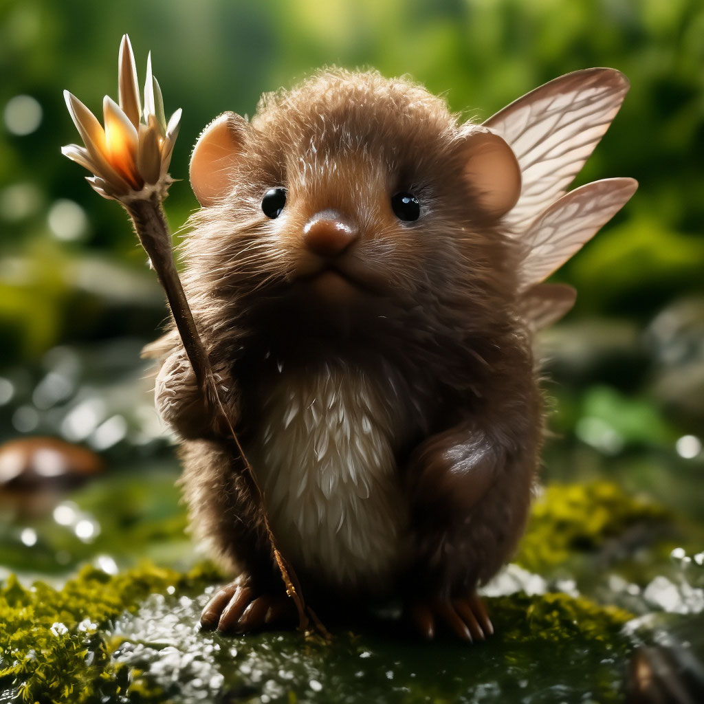 "Fairy Mole" — image created in Shedevrum