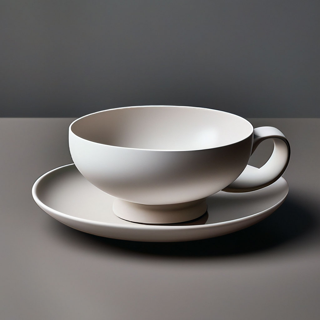 "Smooth cup" — image created in Shedevrum