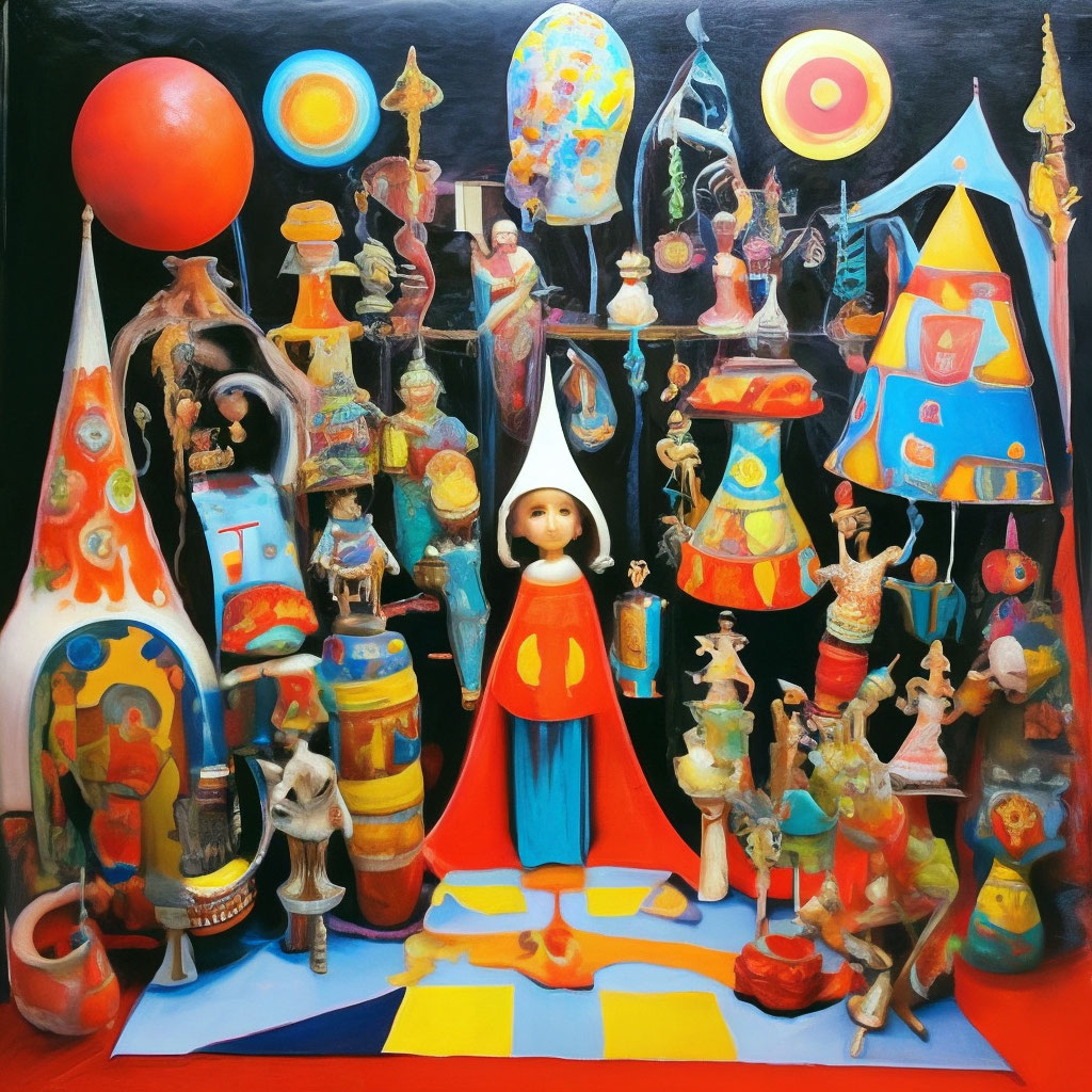 "Crazy about work not linear,grotesque,anthropophoria,abrupt,surrealism ...