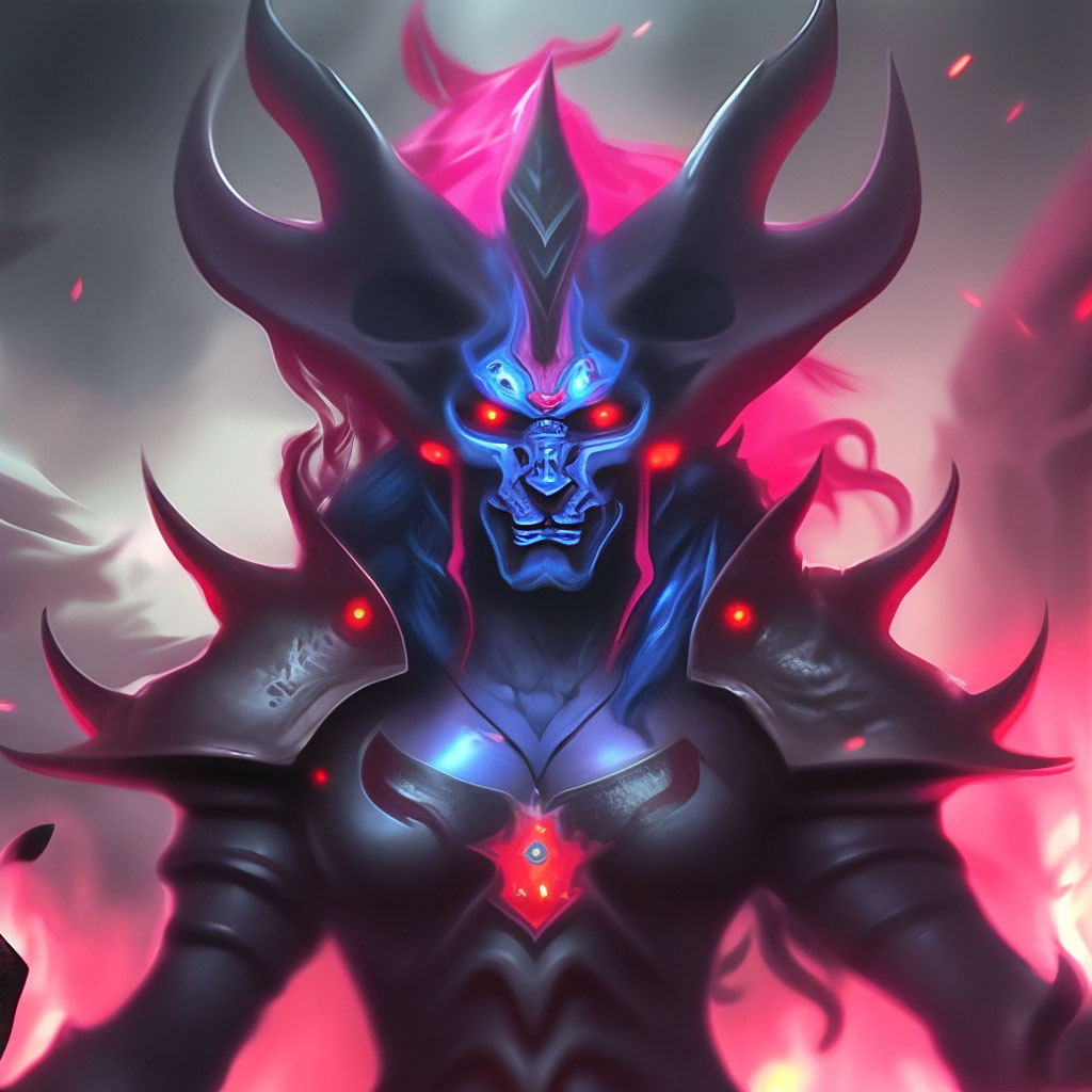 "Evil shailushai" — image created in Shedevrum