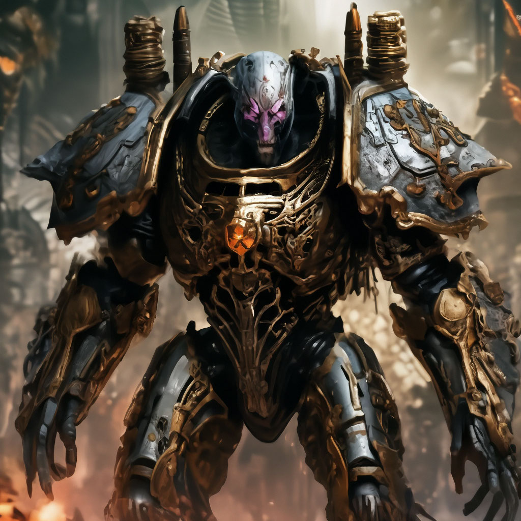 "Perturabo the demon prince" — image created in Shedevrum