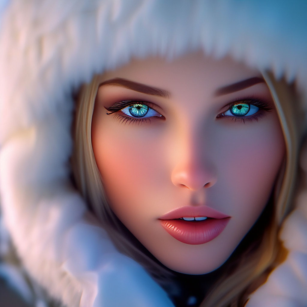 "Girl, heavenly beauty,expressive eyes,snowy lips,love,sensual ...