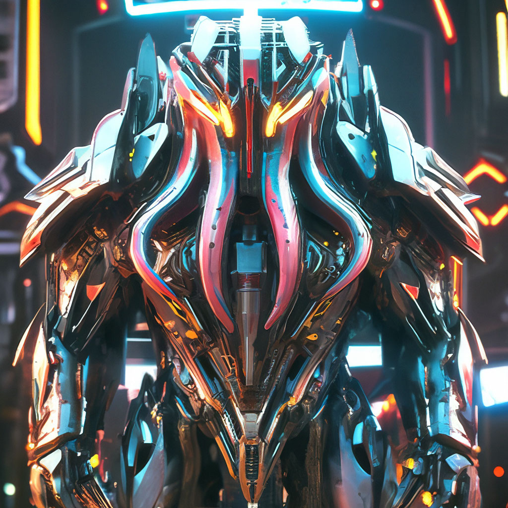 "Futuristic Cthulhu - transformer, heavy armor, transformers style ...