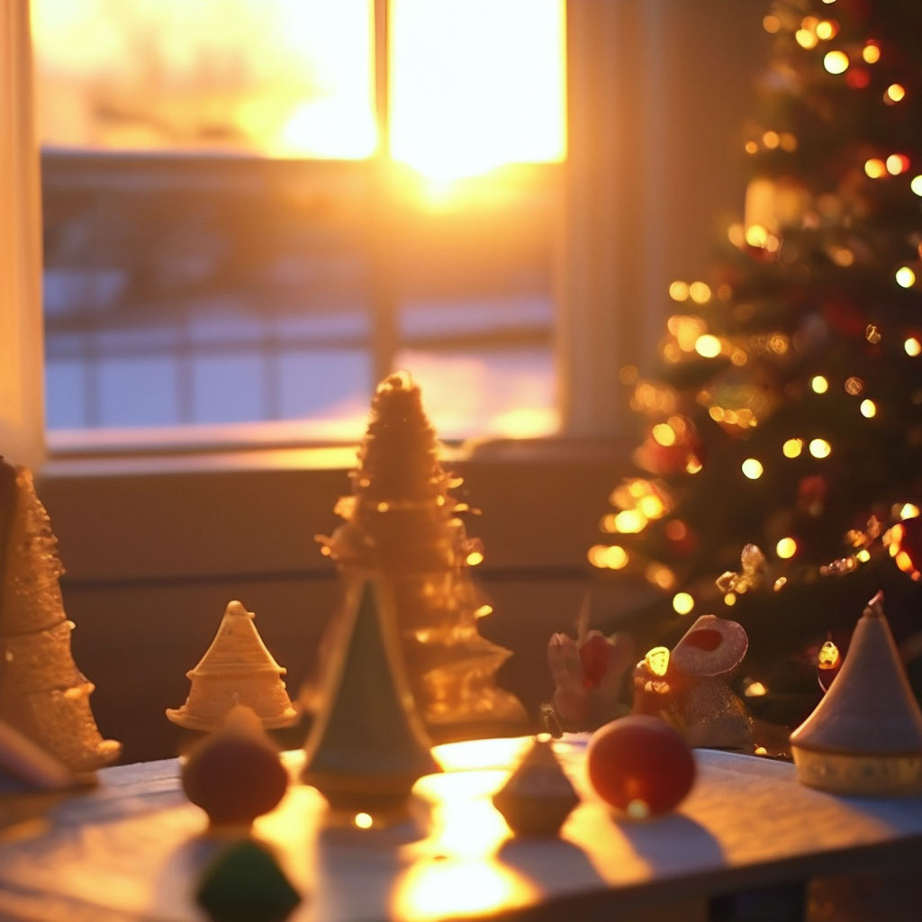 "Christmas tree from childhood, 1985, home, comfort, New Year's Eve ...