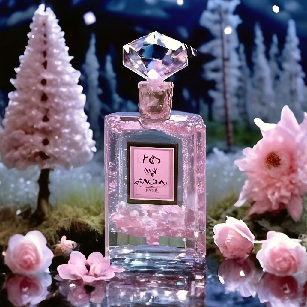 "🌟 Diamond painting, fantasy: the night turns pale... Pink fog-the ...