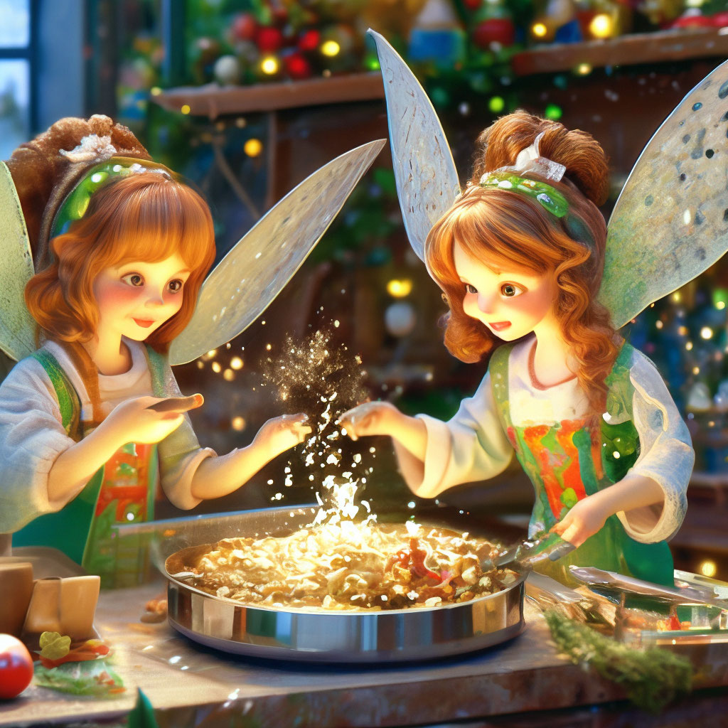 "They say fairies cook magic at Christmas! post-impressionism ...