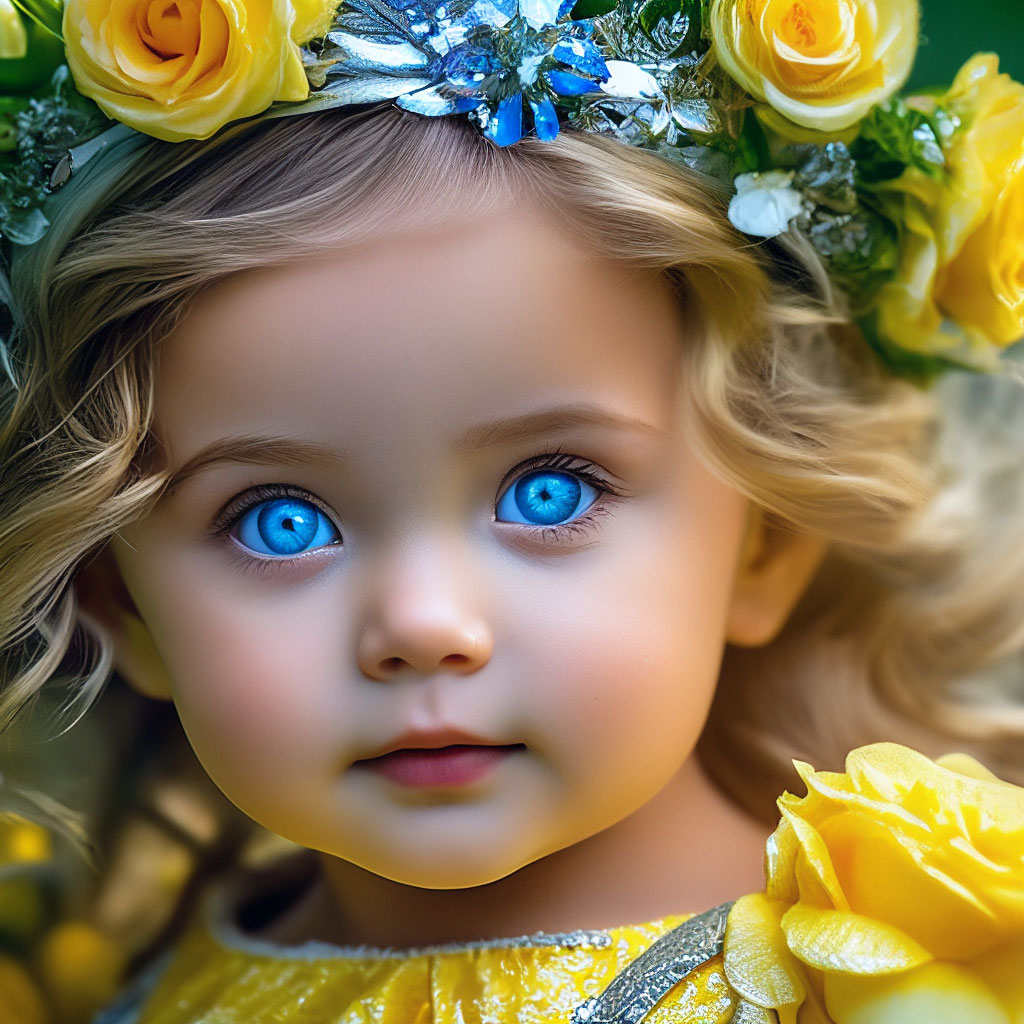"THE SPIRIT OF A ROSE IN THE FORM OF A 1-YEAR-OLD GIRL, professional ...