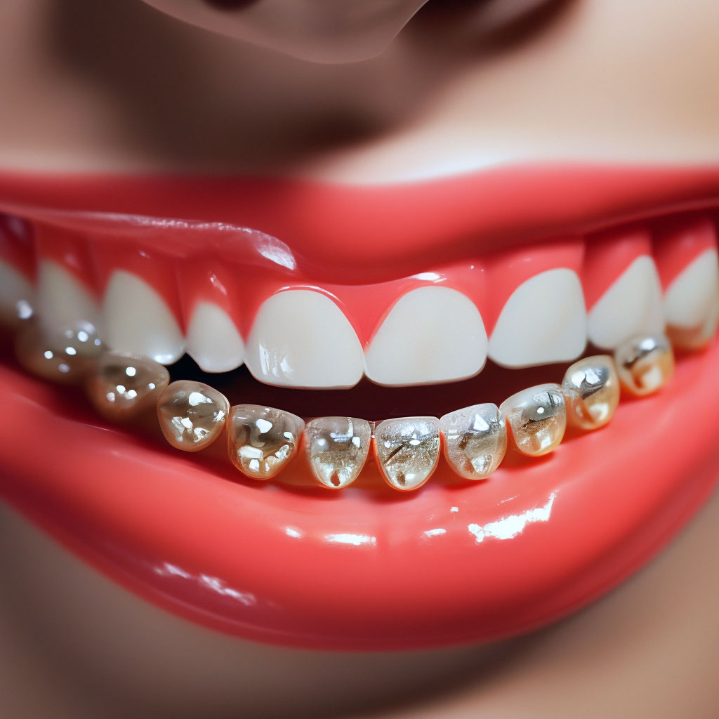 "Teeth are pearls, and lips are coral, are also good.... and a smile ...