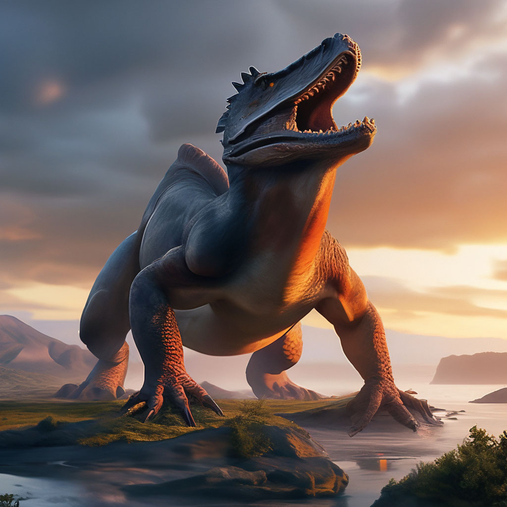 Shrekosaurus Image Created In Shedevrum