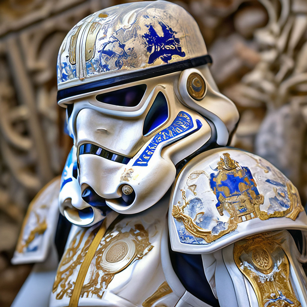 "Baroque stormtrooper, professional digital photo, hyperrealism ...