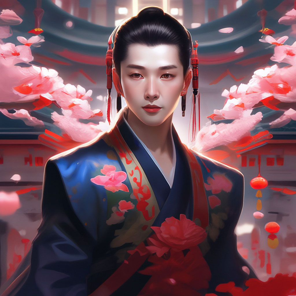 "Ji meng" — image created in Shedevrum