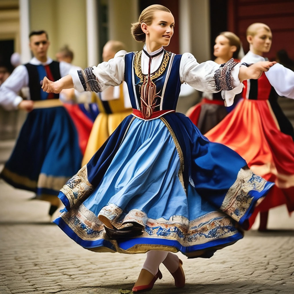 "- Let's dance!😉 Mazurka Polish folk dance, at a pace slightly slower ...