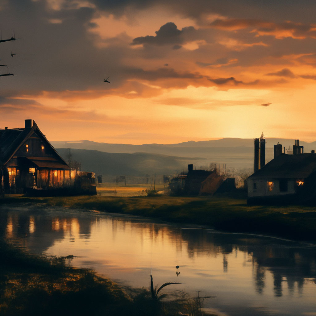 "An old postcard.This is a place from your dreams, but most likely ...