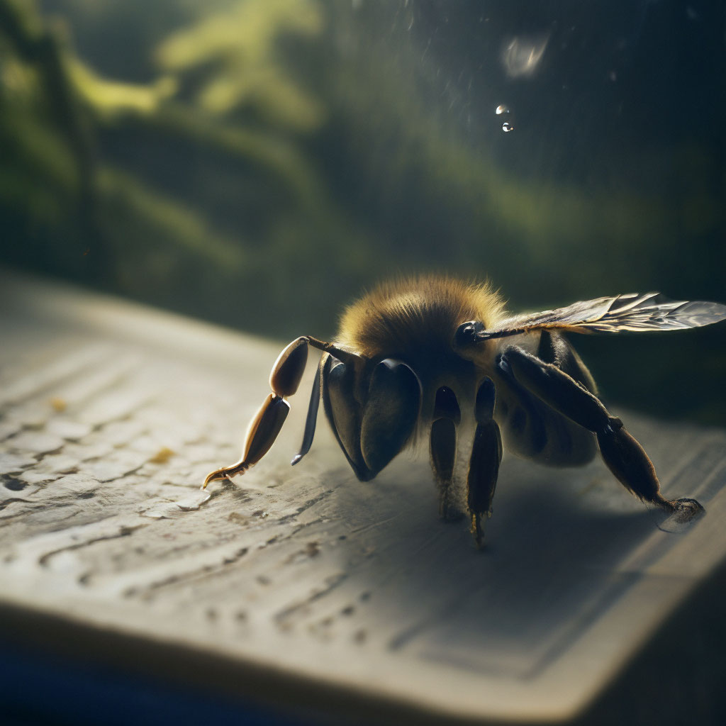 "The book "the secret life of bees"" — image created in Shedevrum