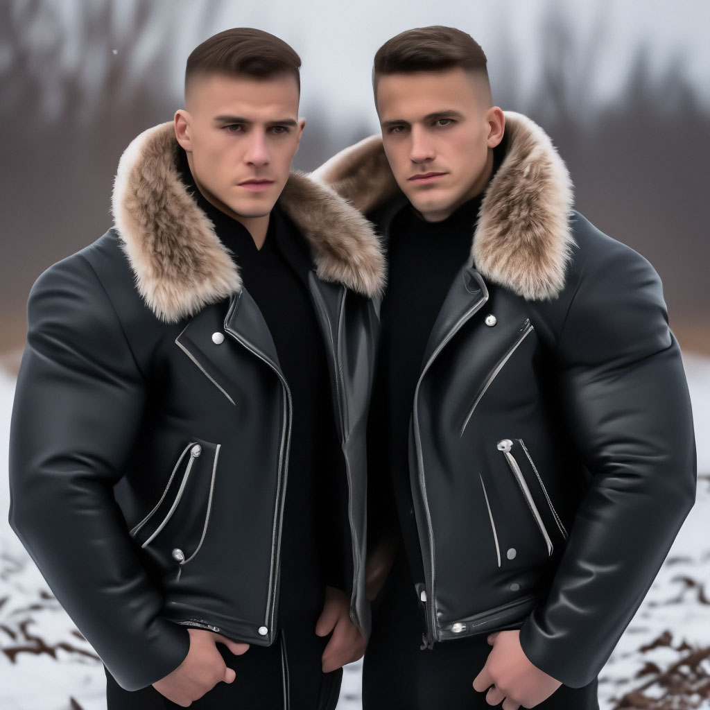 "Huge muscular beautiful gemini guys jocks bodybuilders in a winter ...