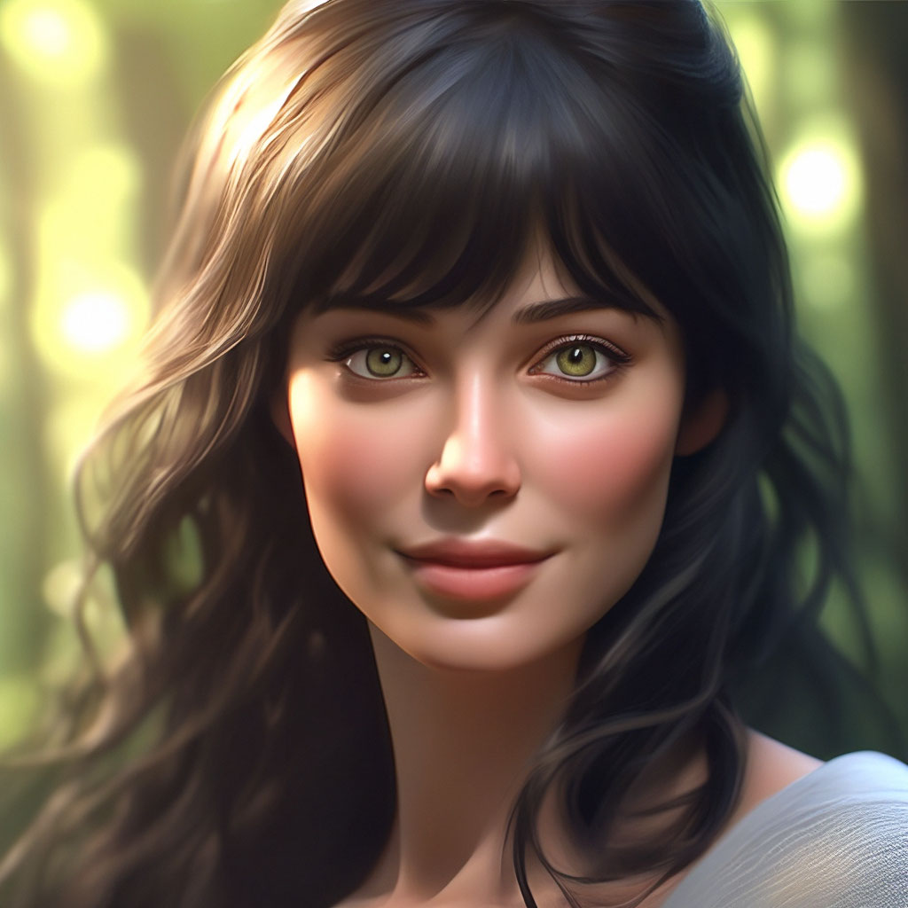 "The girl is 42 years old .a narrow pretty face. deep-set beautiful ...