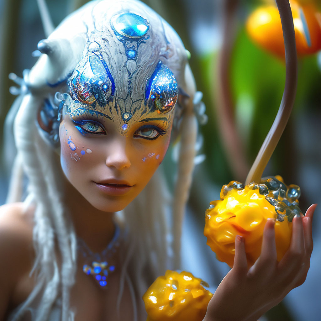 "Ляпы Шедеврума🙃 Photorealism,Palm trees, alien fruit, beautiful ...