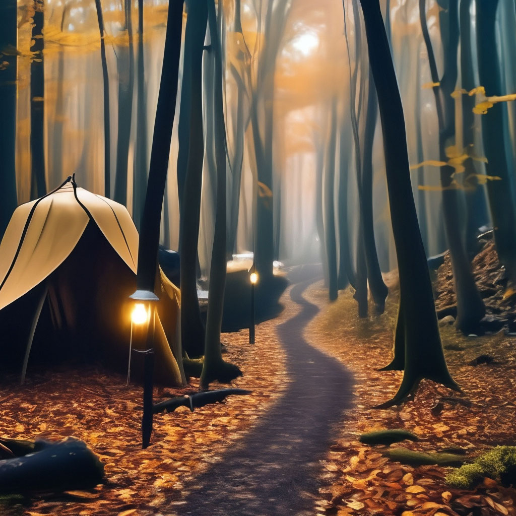 "Big deep old forest, scary long curved curves dangerous ugly trees in ...