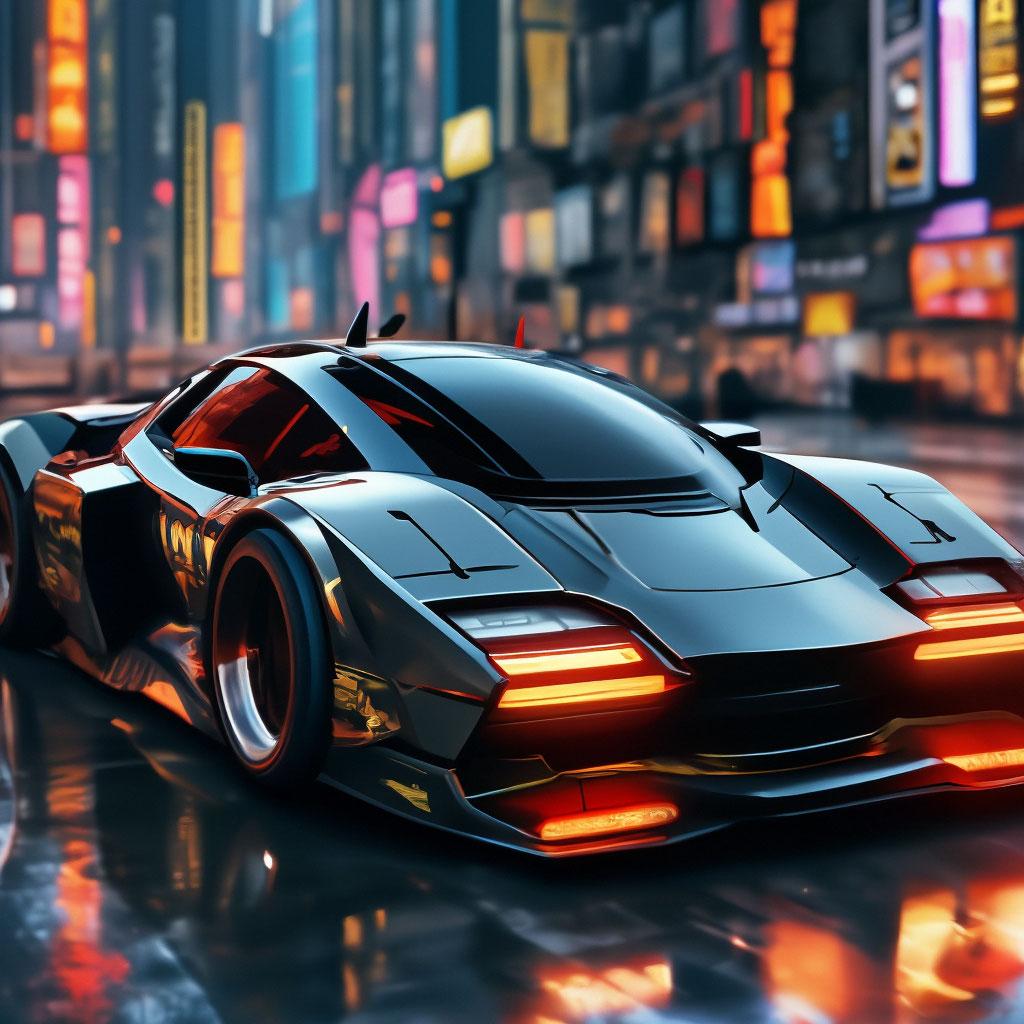 "Random car + (777 × luck)" — image created in Shedevrum