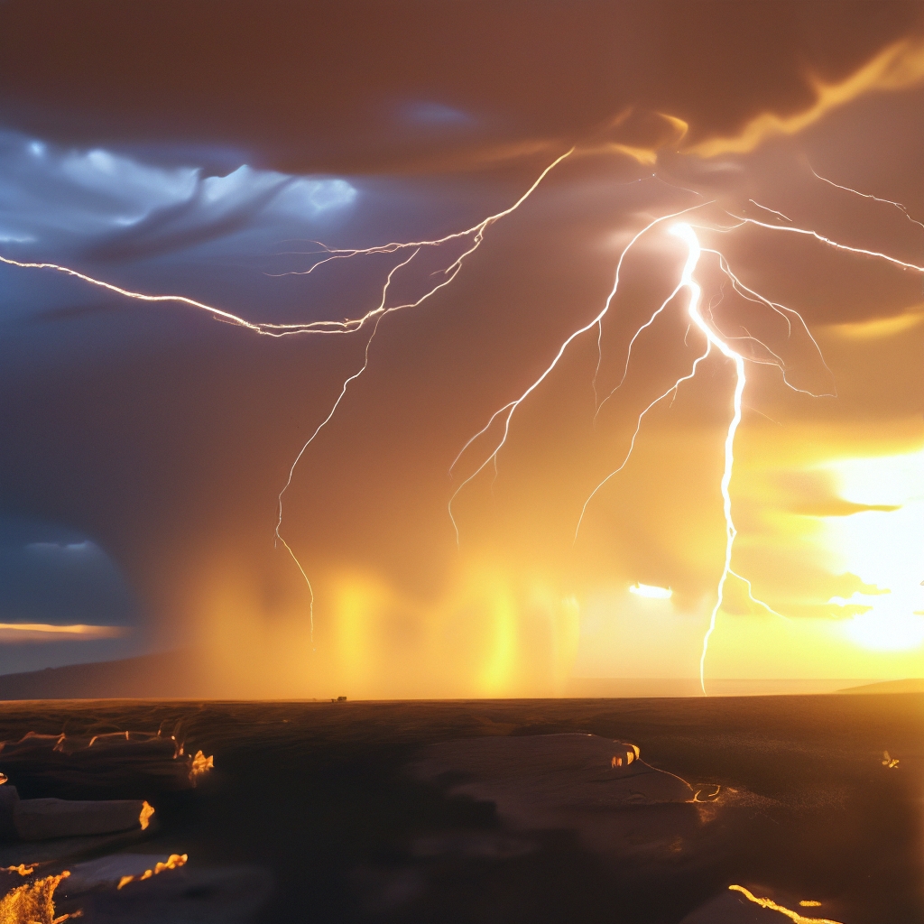 "Ball lightning, professional photo, beautiful, realistic, high detail ...
