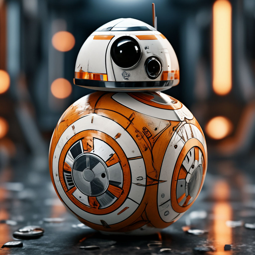 "Star wars hero droid BB-8 series , beautiful, aesthetically pleasing ...