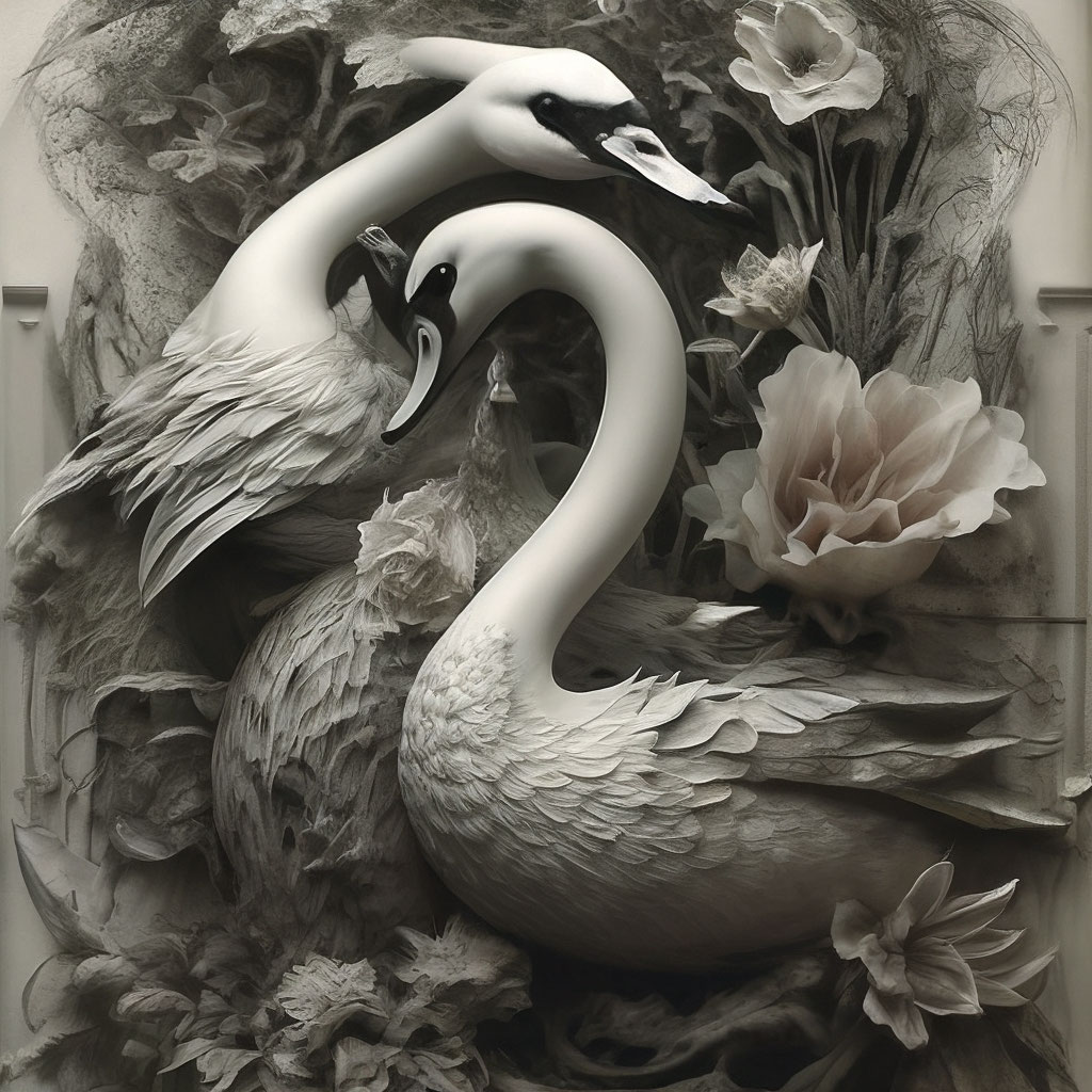 "Ugly swans, horror, grunge, mysticism, sur, dark botany, filigree ...