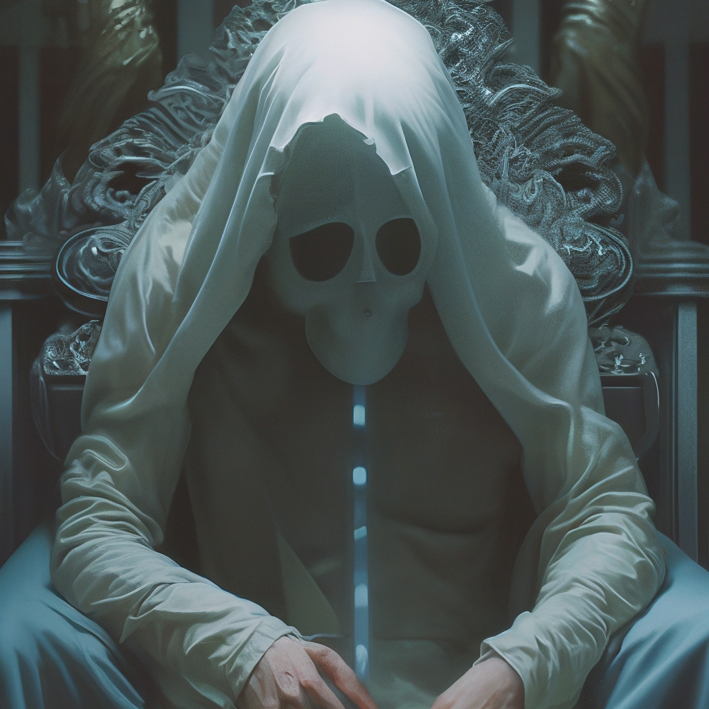 "The soul of a sick person" — image created in Shedevrum