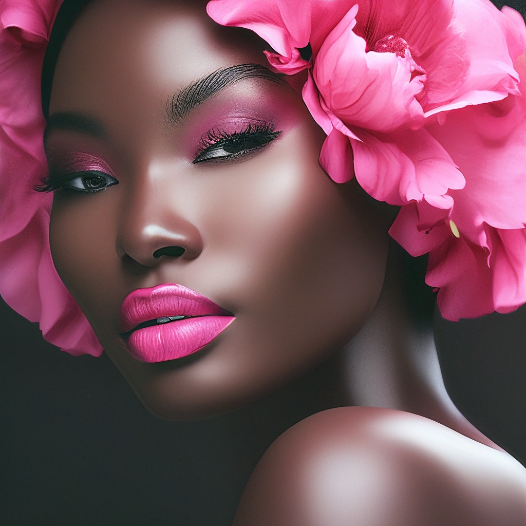 "Black and pink, professional photo, realistic, beautiful, 4k, high ...