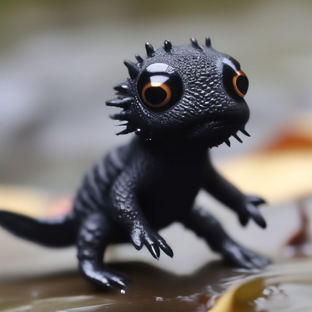 "Funny creep fluffy black tadpole, only head and tail🤦😁" — image ...