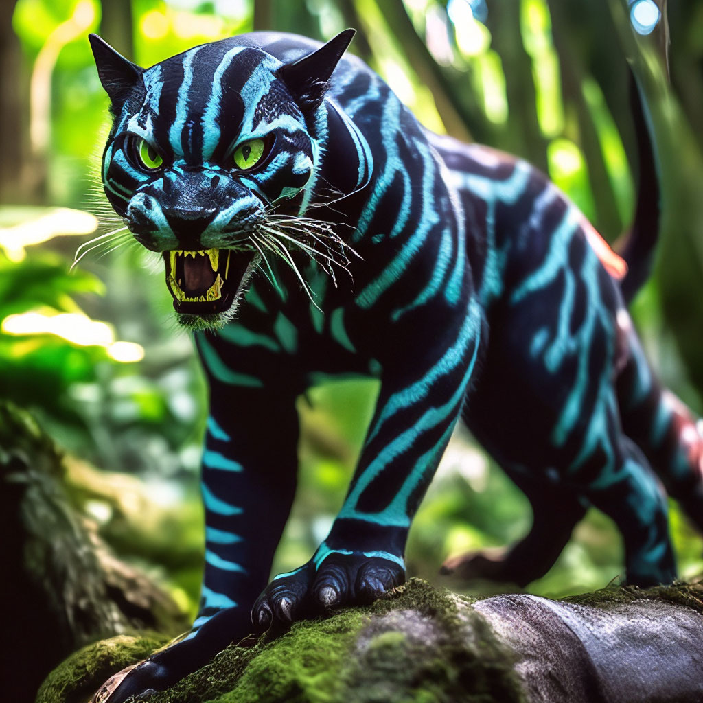 "Full-length palulukan-thanator intracate details: six-legged panther ...
