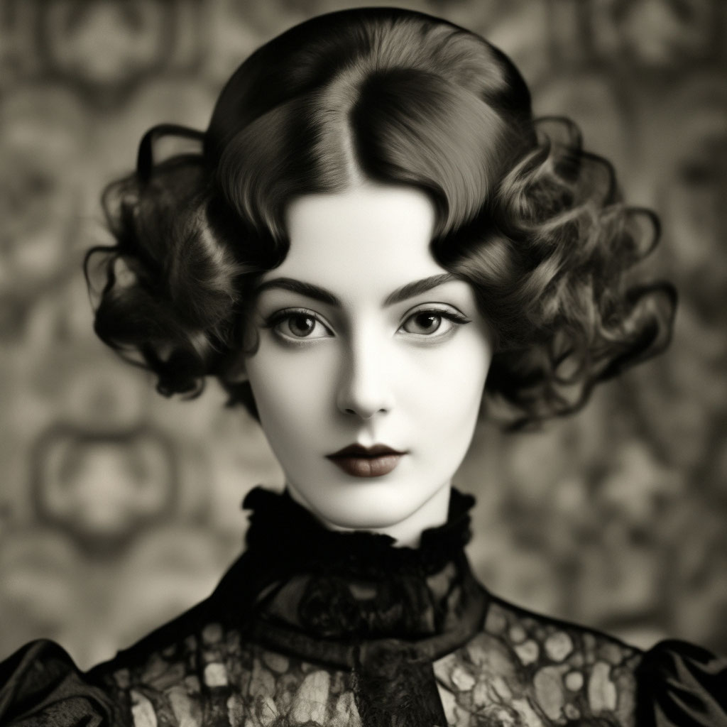 "Fashionable women 's hairstyles of the 1910s ................DECADENCE ...
