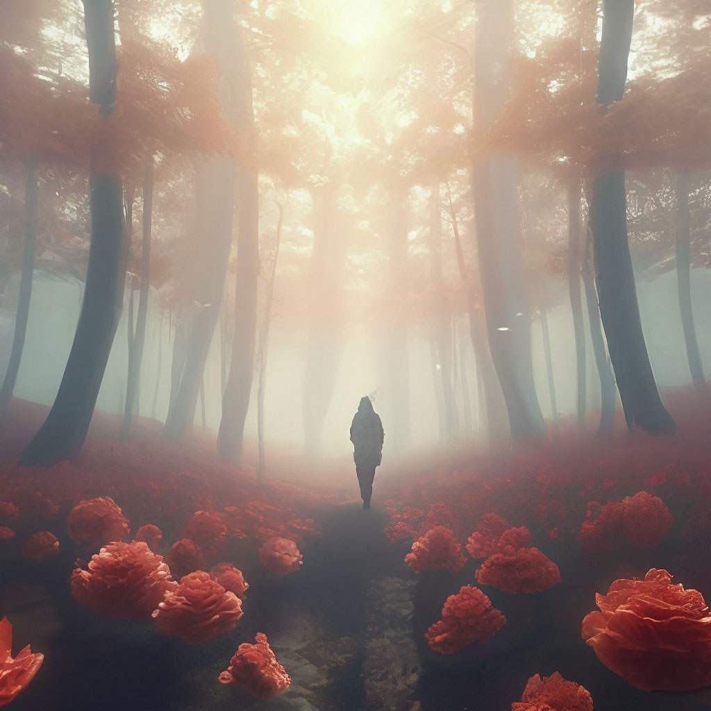 "WeirdTarot minimalism, emptiness, dissolving into the mist of the ...