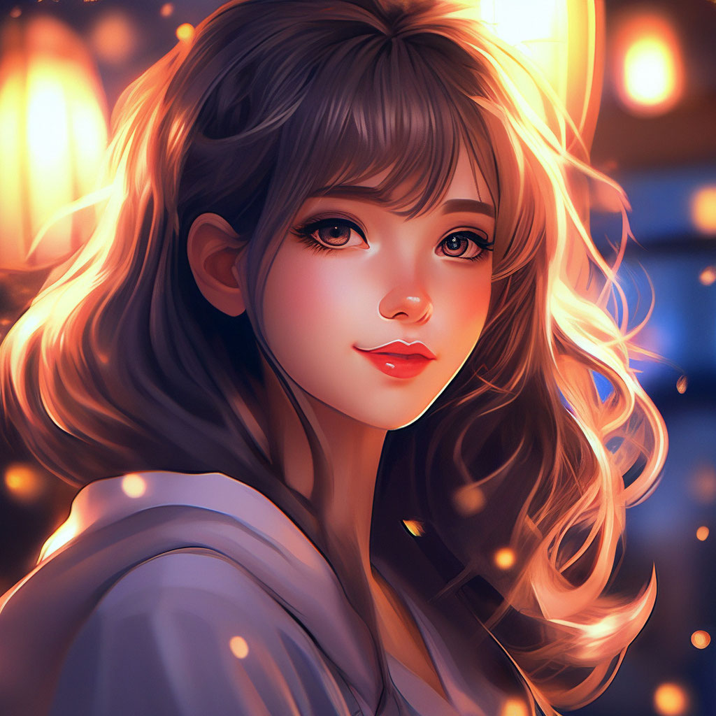 "Beautiful girl, ISO 100, beautiful, realistic, anime style, bright ...
