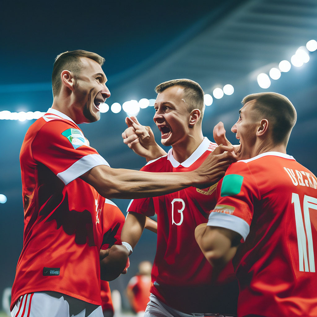 "The Russian national football team defeats Cameroon 1-0, aesthetically ...