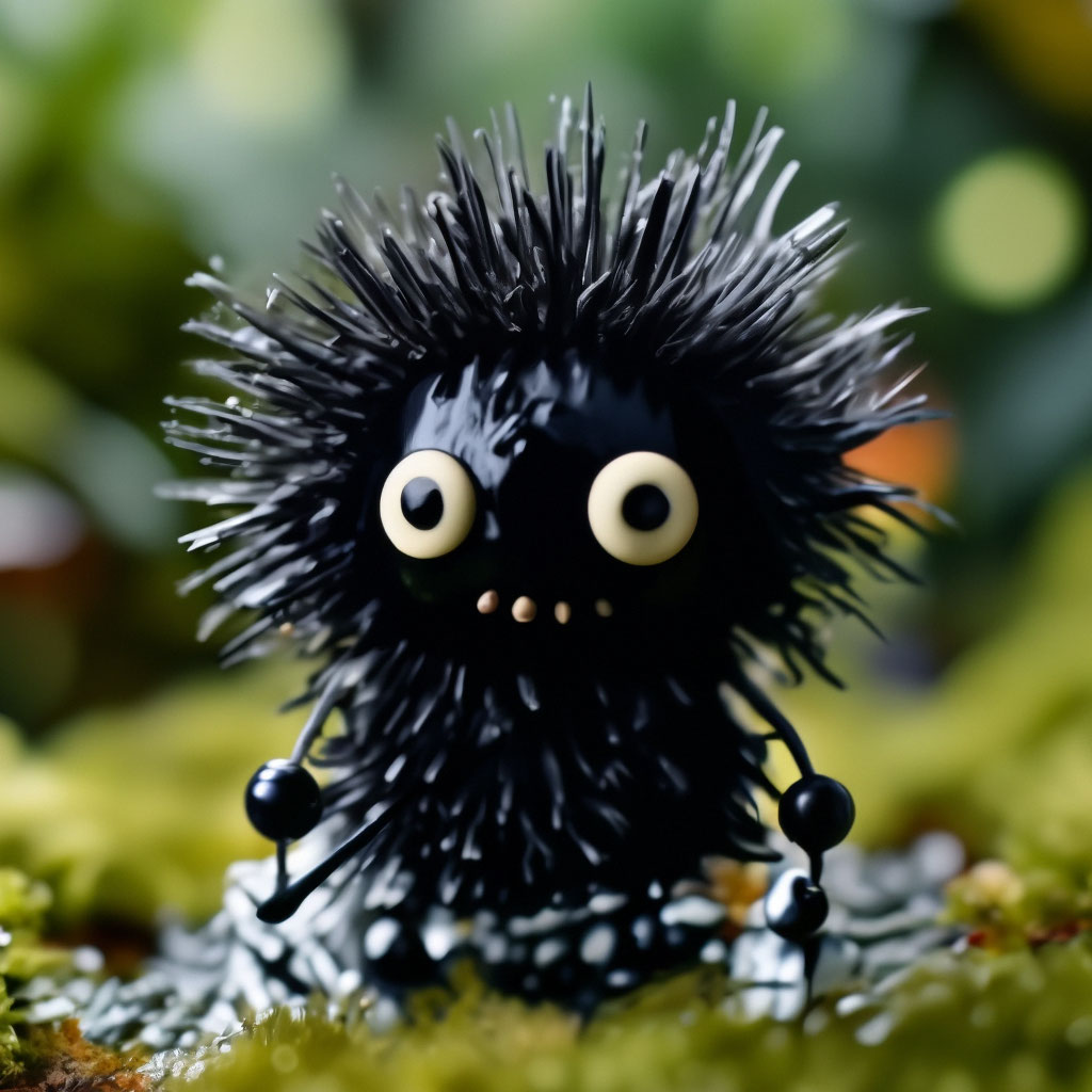 studio ghibli soot sprite" — image created in Shedevrum