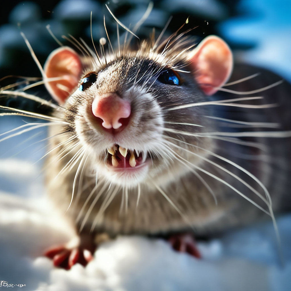 Huge rat with big mustache,professional photo,15mm,f/2.8,1/500s,iso2000 ...