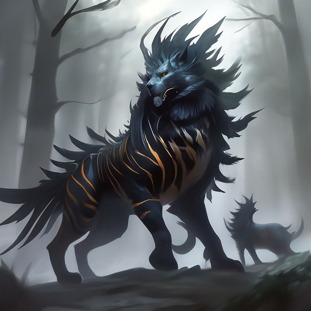 "🤍 long beast, playing pack, fantastic creatures and where they live ...
