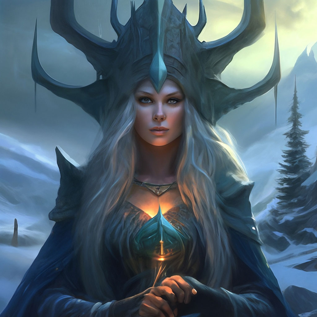 "Blog of the northern witch" — image created in Shedevrum
